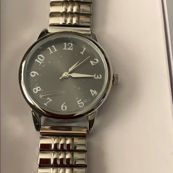 Accessories | Silver Easy Read Dial Watch | Poshmark